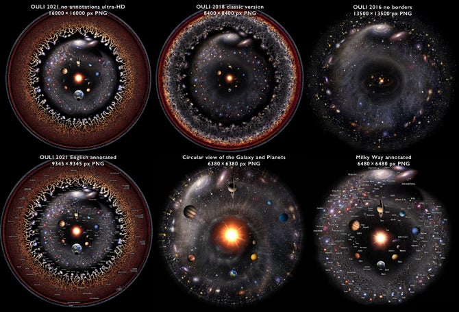 ALL VERSIONS of CIRCULAR MAPS OF THE UNIVERSE (recommended) - Payhip