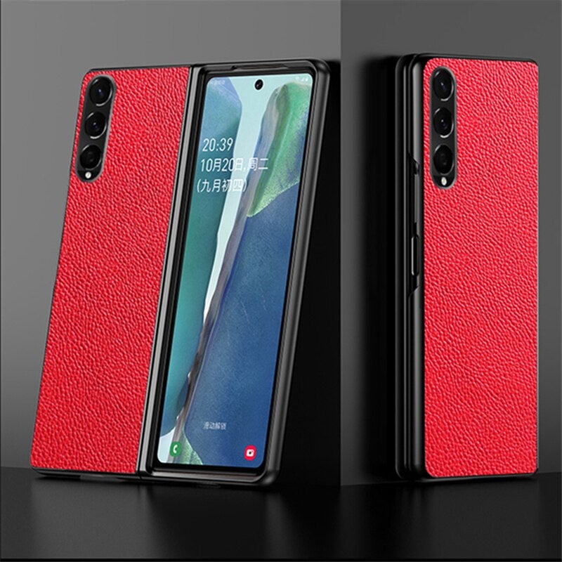 Best PU Leather Case For Samsung Galaxy Z Fold 3 Protection Cover Case ...