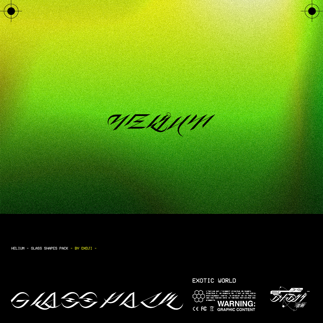 HELIUM - GLASS SHAPES PACK - BY DXDJI - - Payhip