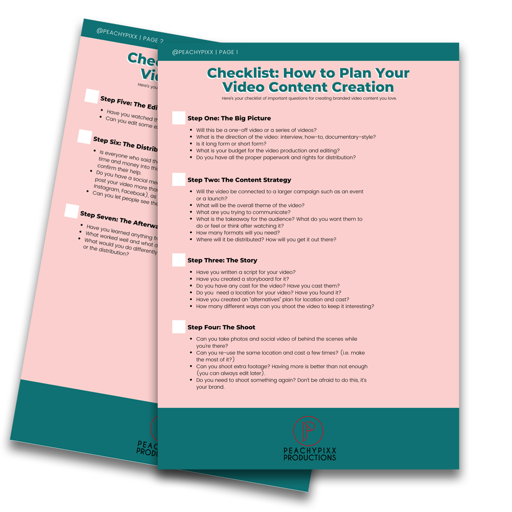How To Plan Your Video Content Checklist - Payhip