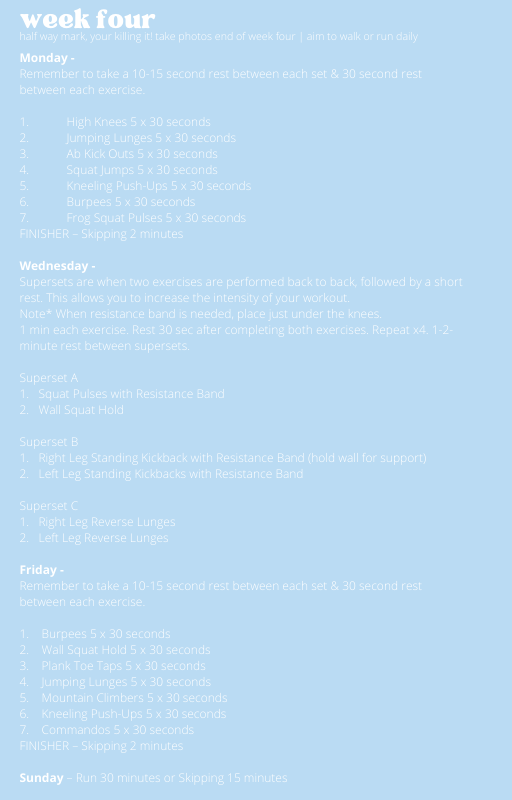 8 Week Home Based Program - Payhip