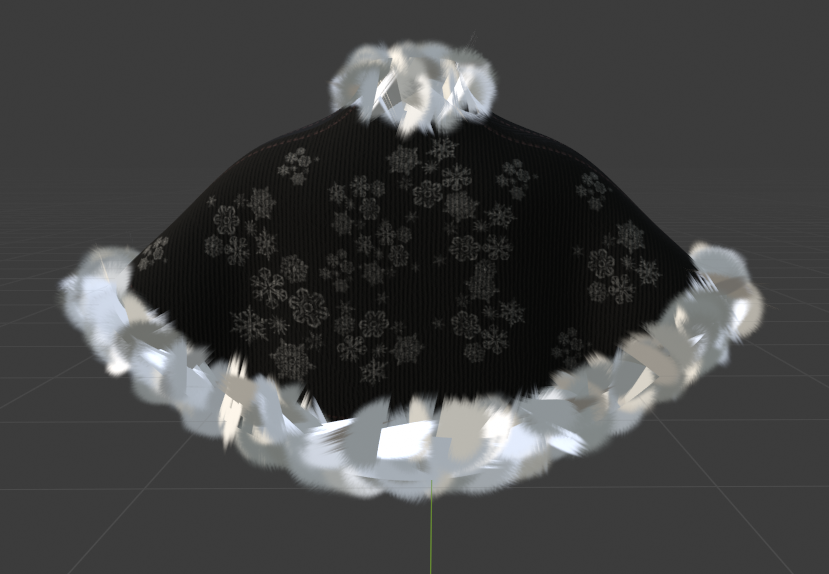 Winter Shoulder Cape - Rigged FBX - Vrchat clothing - Commercial use ...