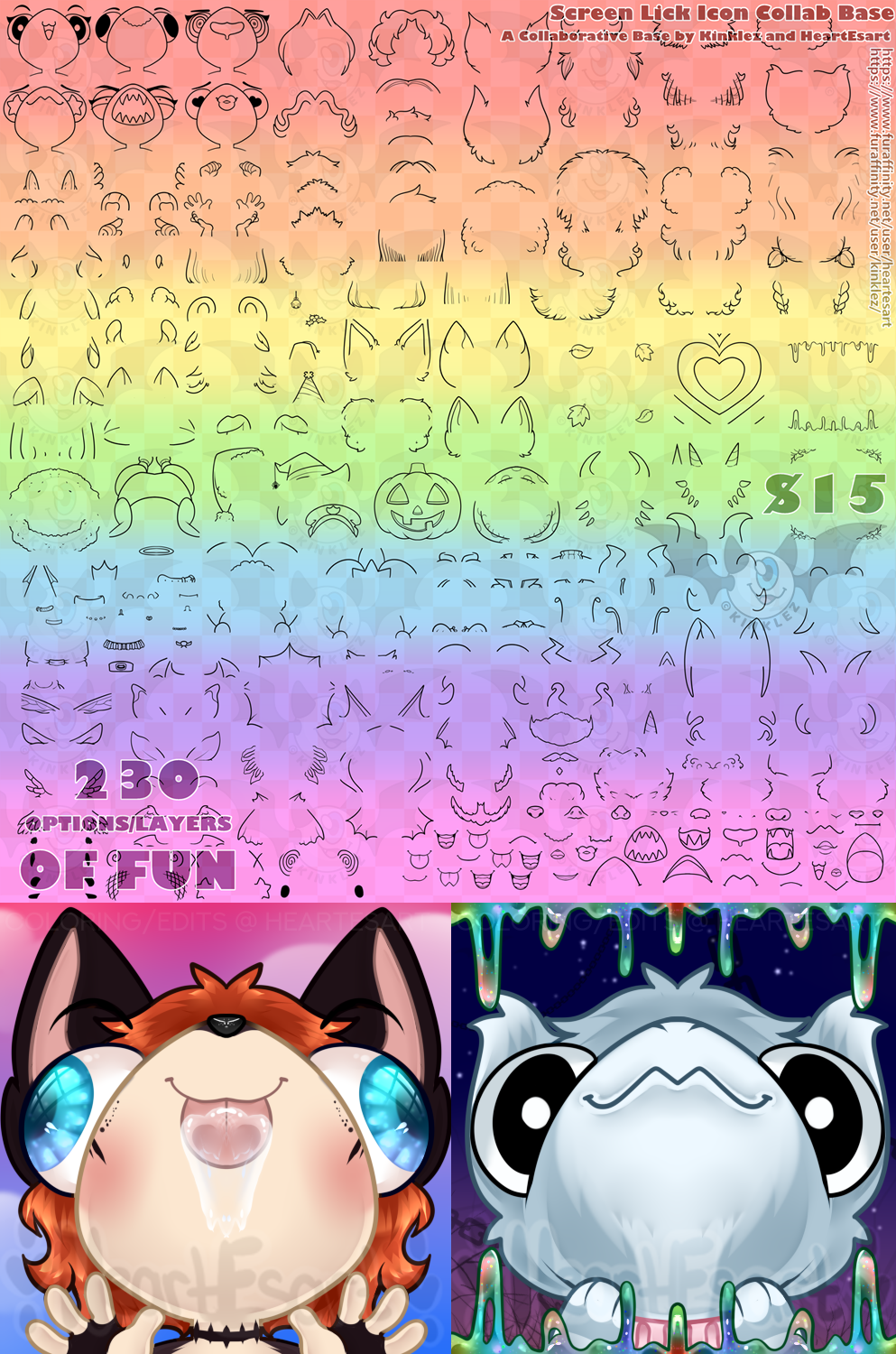 Screen Lick Icon Collab Base - Payhip