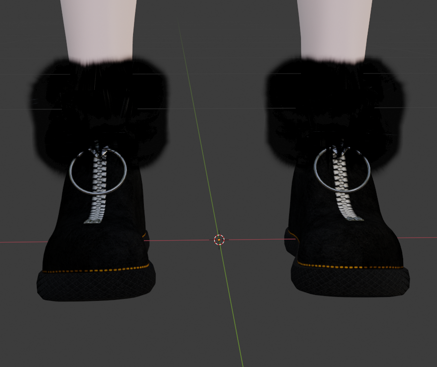 VRChat Winter Boots - Rigged FBX - Commercial use - Payhip