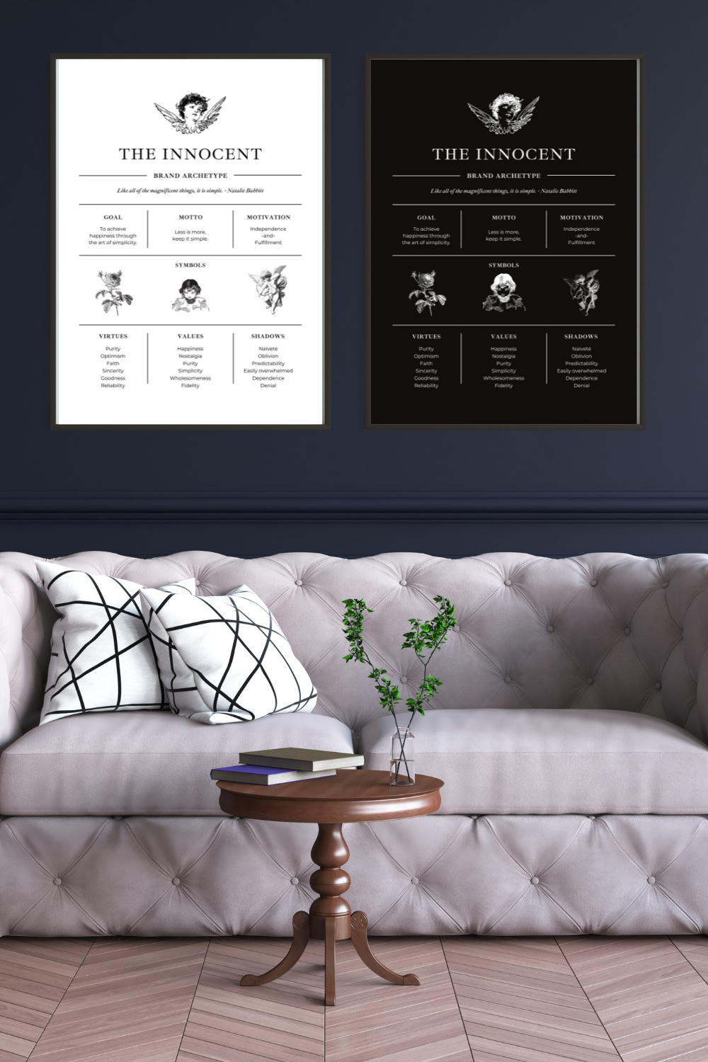 The Innocent Archetype | Printable No. 01 [White] - Payhip