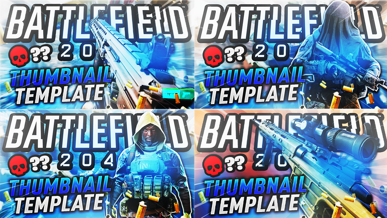 Battlefield 2042 Thumbnail Template PSD! - Payhip