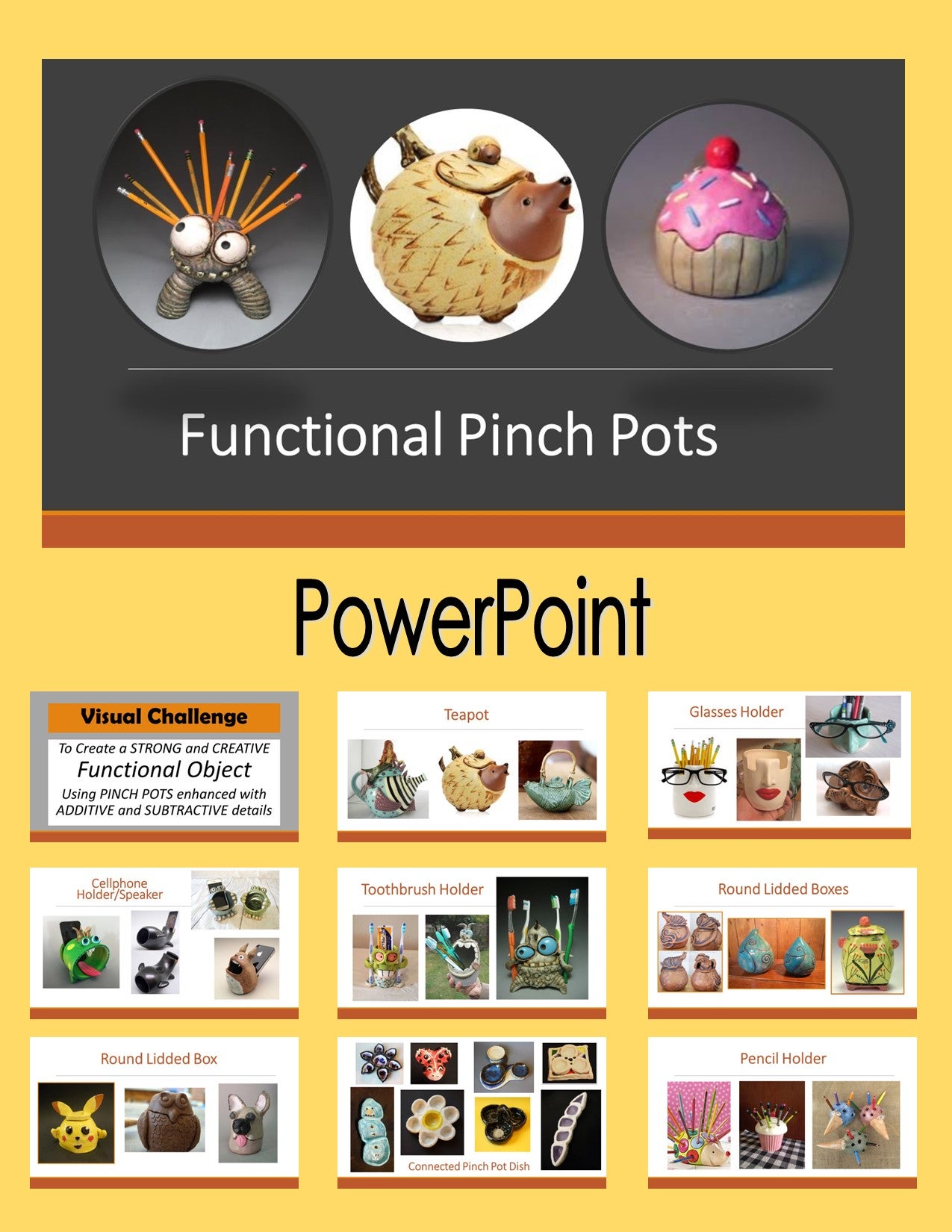 Functional Pinch Pot Ideas PowerPoint - Payhip