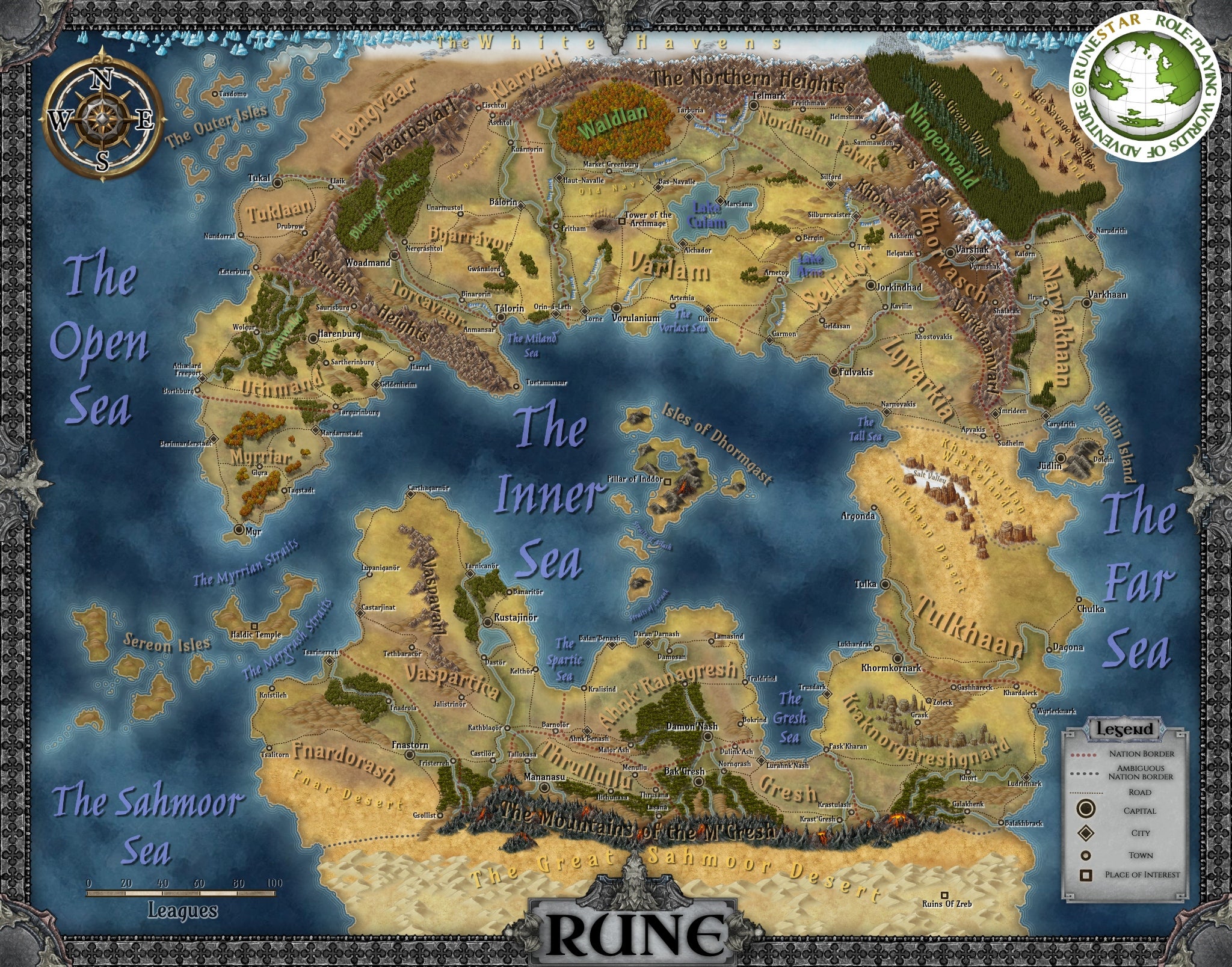 Rune - updated full colour map - Payhip