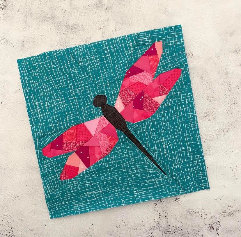 Geometric Dragonfly Paper Pieced Pattern - Payhip