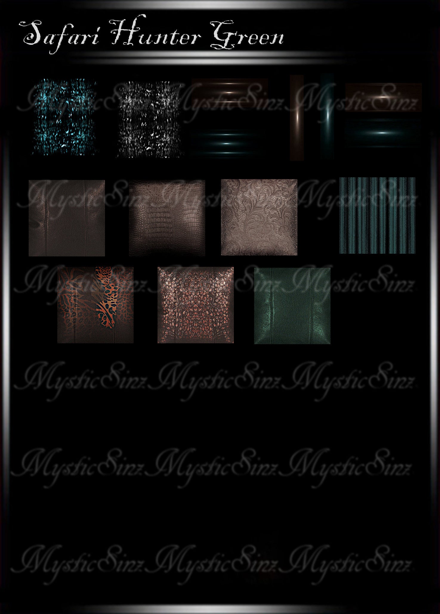 Safari Hunter Green IMVU Room Texture Collection - Payhip