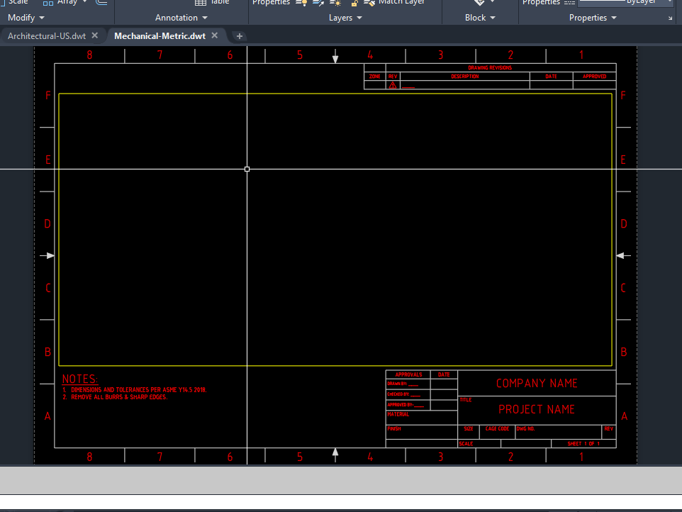 Mechanical Inch Template ( .dwt file) - Payhip