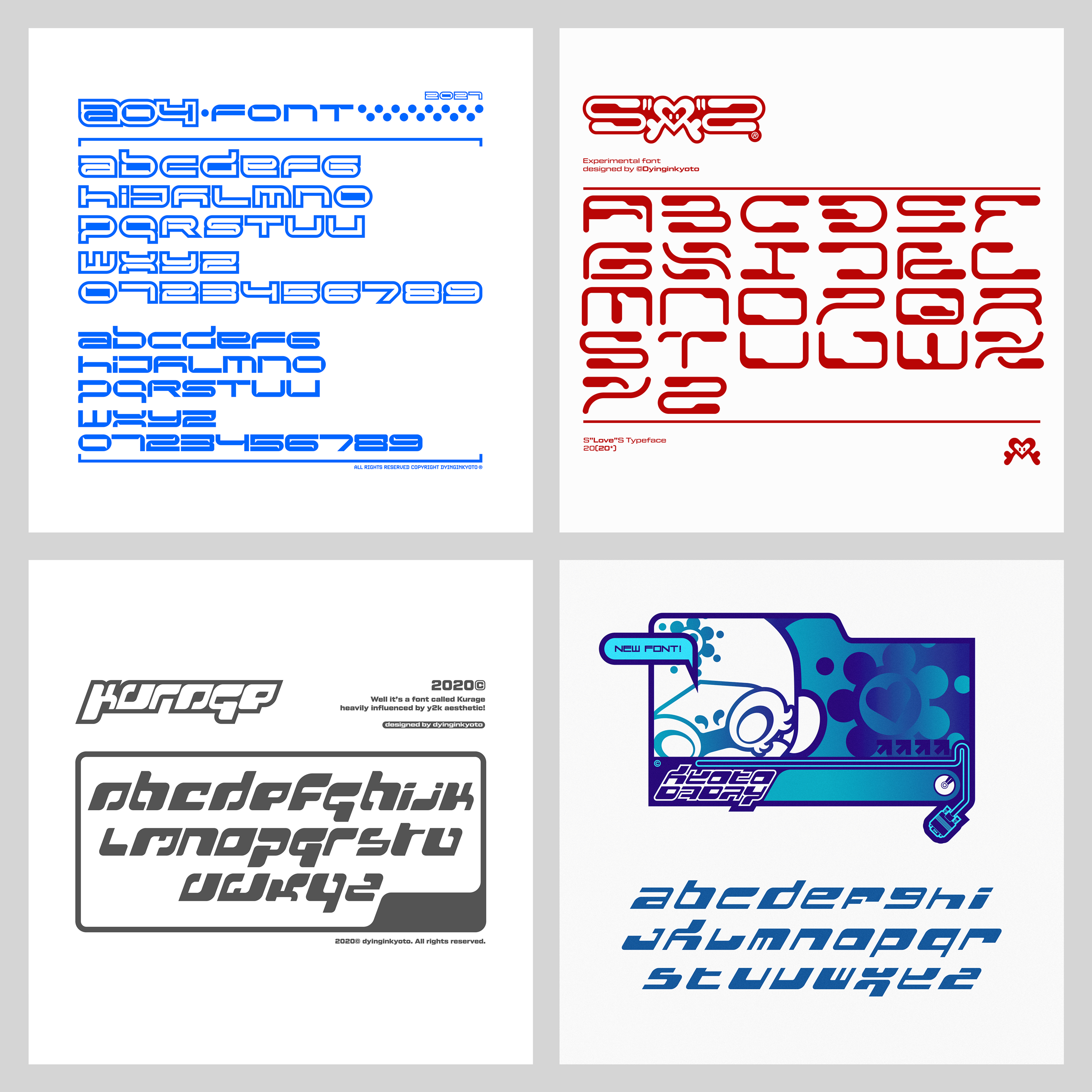 Pack with 4 fonts - Payhip