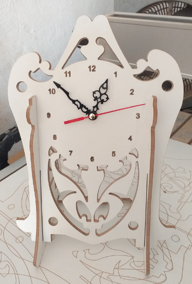 plan dxf cnc router horloge pour bureau - Payhip