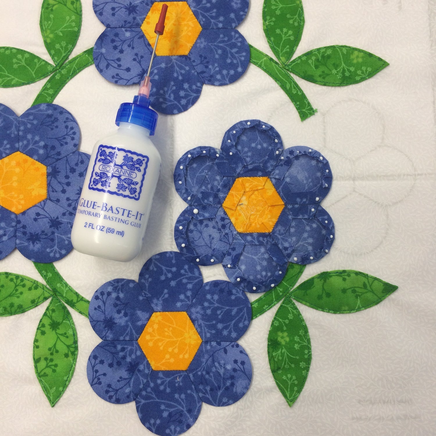 How to remove EPP paper templates before appliqué