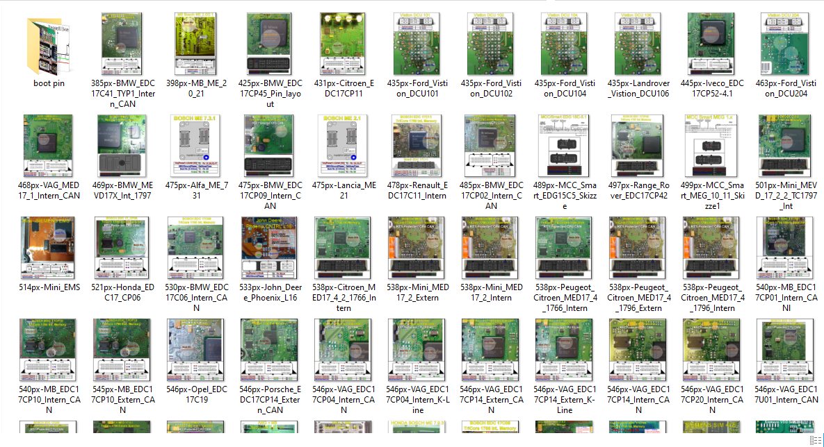 ECU009_ECU Pinouts collection - Payhip