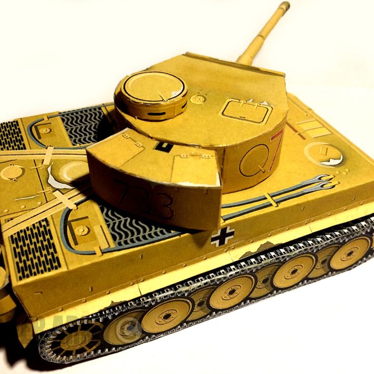 Paper Tiger Tank 501st Battalion Africa WWII - Payhip