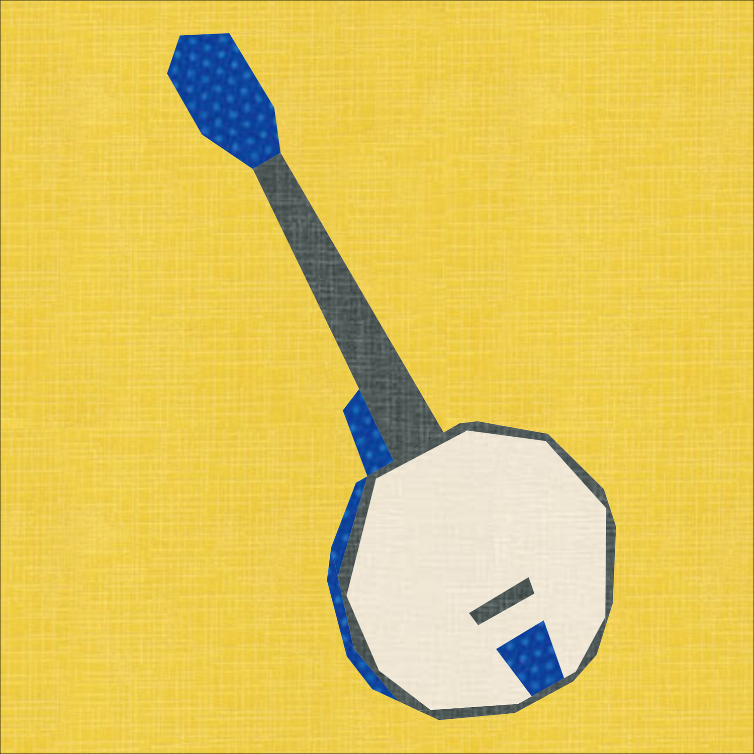 Banjo Quilt Block Pattern