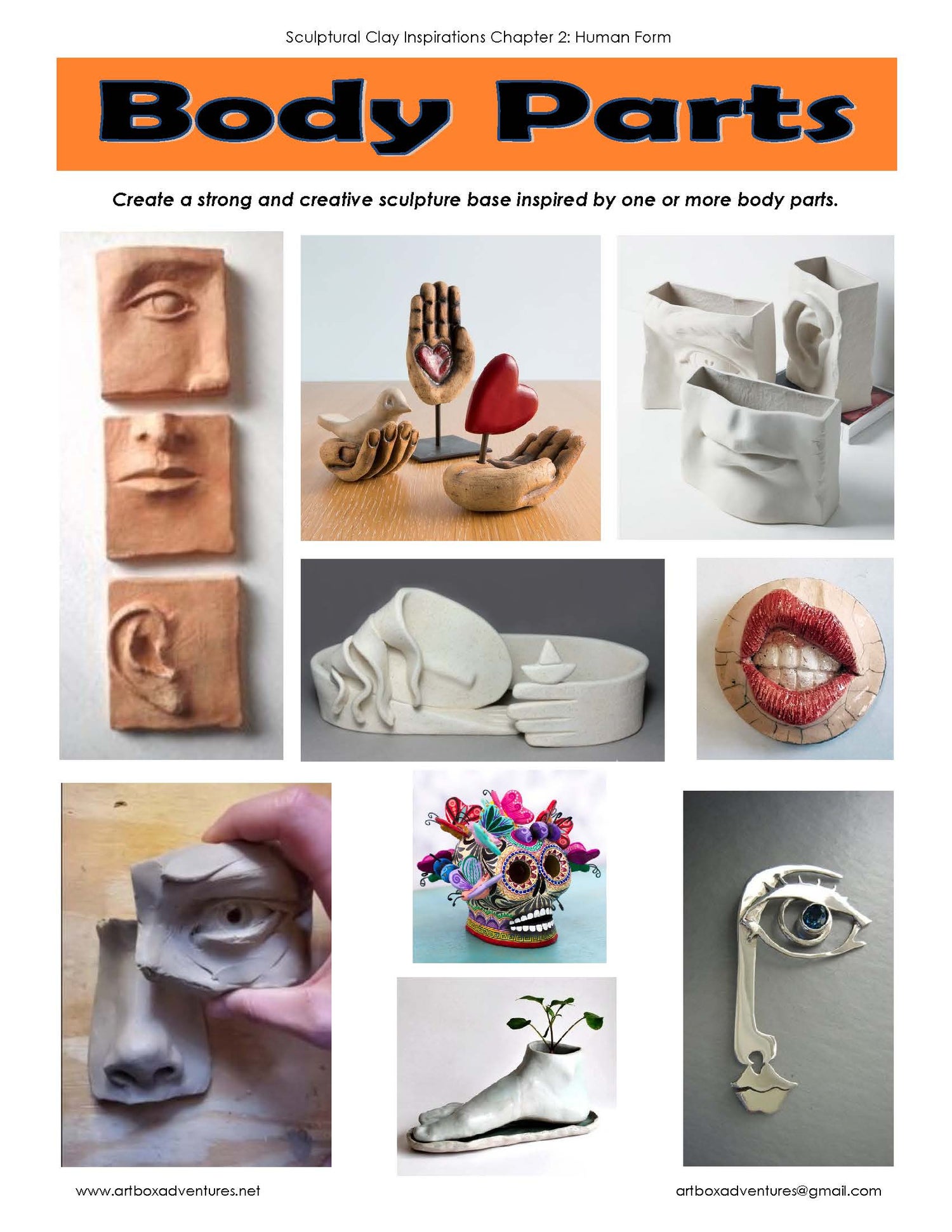 2 - Human Form Sculptural Clay Inspirations - Payhip