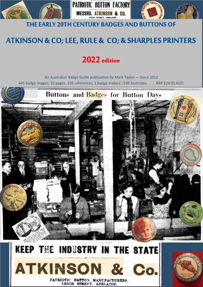 *NEW* 2022 The Badges of Atkinson, Lee, Rule & Sharples - Australian ...