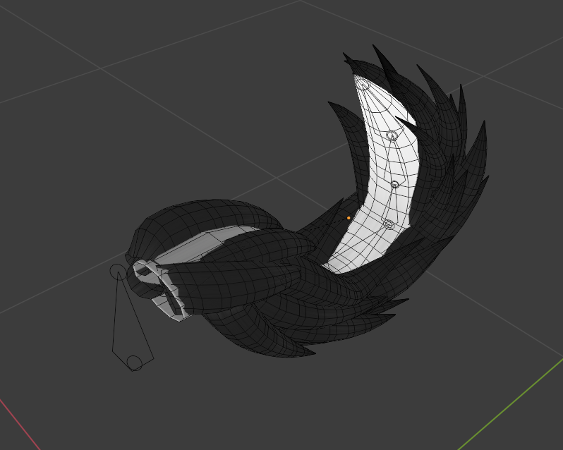 [VRCHAT] Skunk Tail [Rigged Dynamic Bones Clean Topology] - Payhip