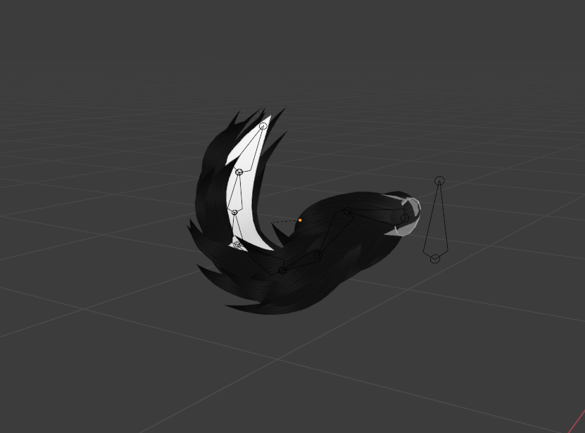 [VRCHAT] Skunk Tail [Rigged Dynamic Bones Clean Topology] - Payhip