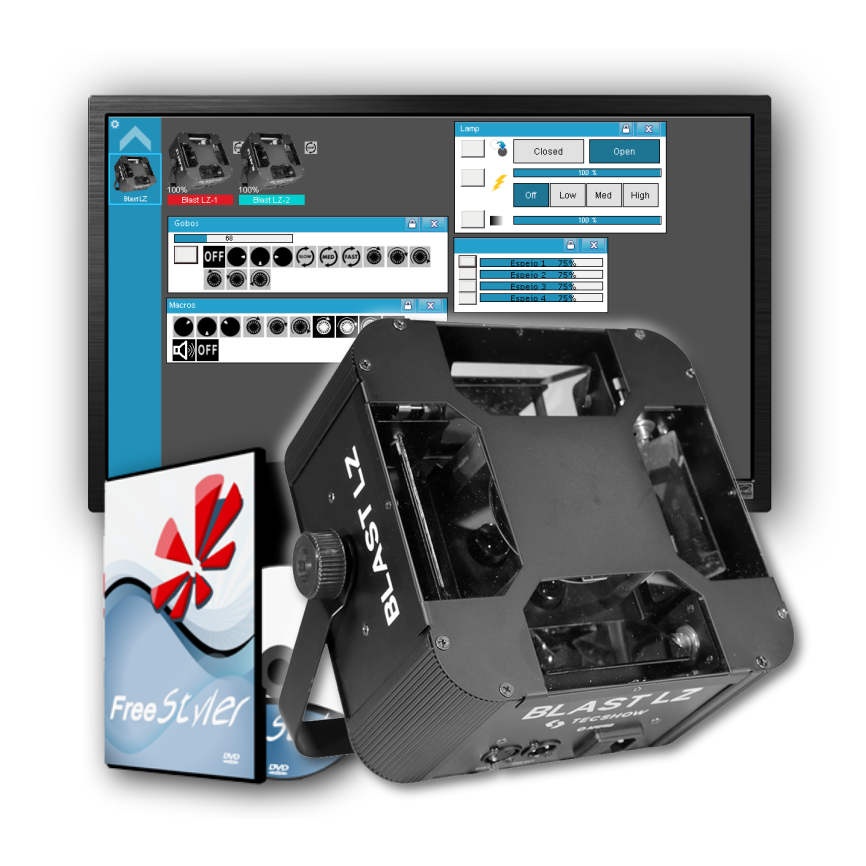 Fixture de Freestyler P/ Láser Blast LZ de Tecshow - Payhip