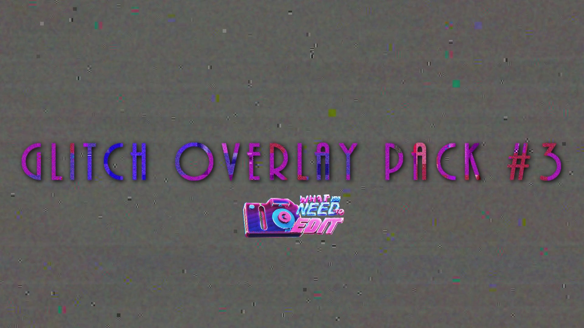 Glitch Overlay Pack #3 - Payhip