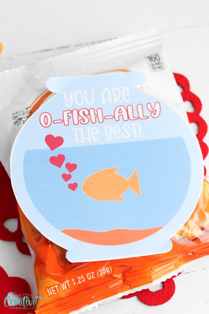 Goldfish Valentine printables - Payhip