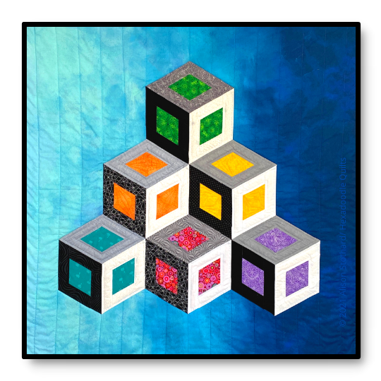 Tumbling Diamonds EPP Block