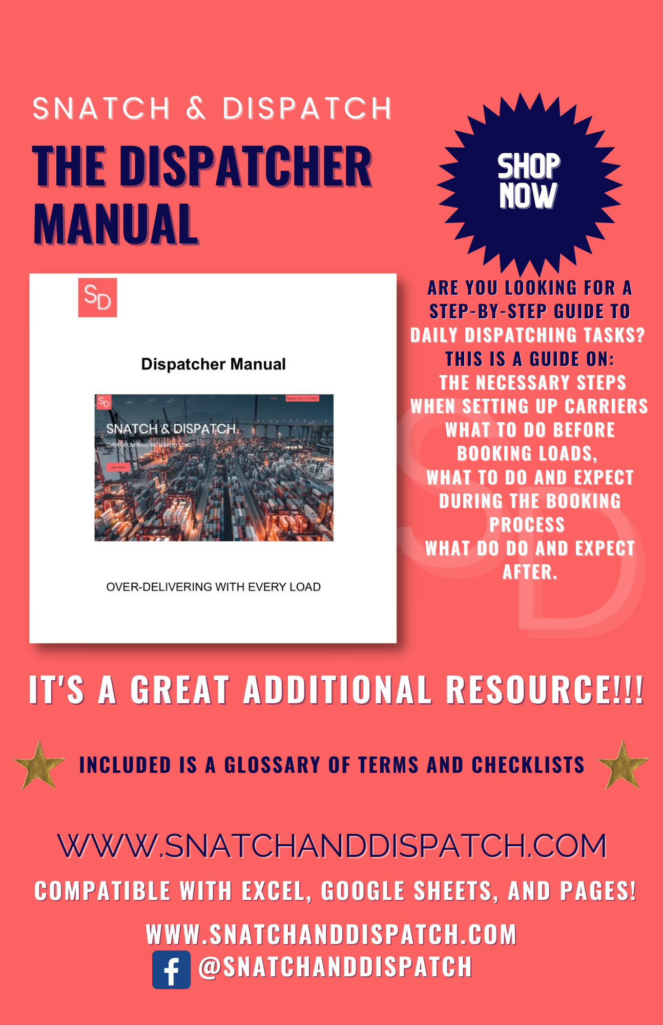 Snatch & Dispatch - Dispatcher Manual - Payhip