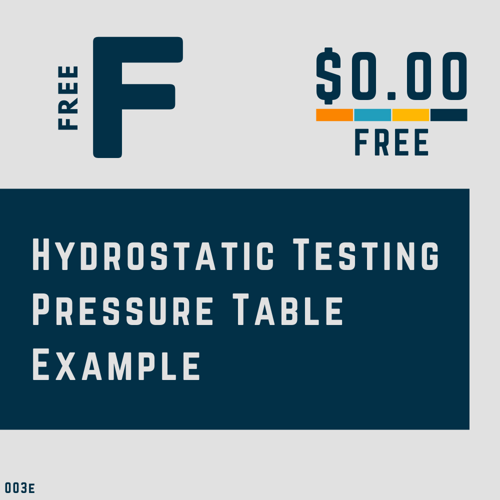 [003e] Hydrostatic Pressure Table Example [PDF] - Payhip