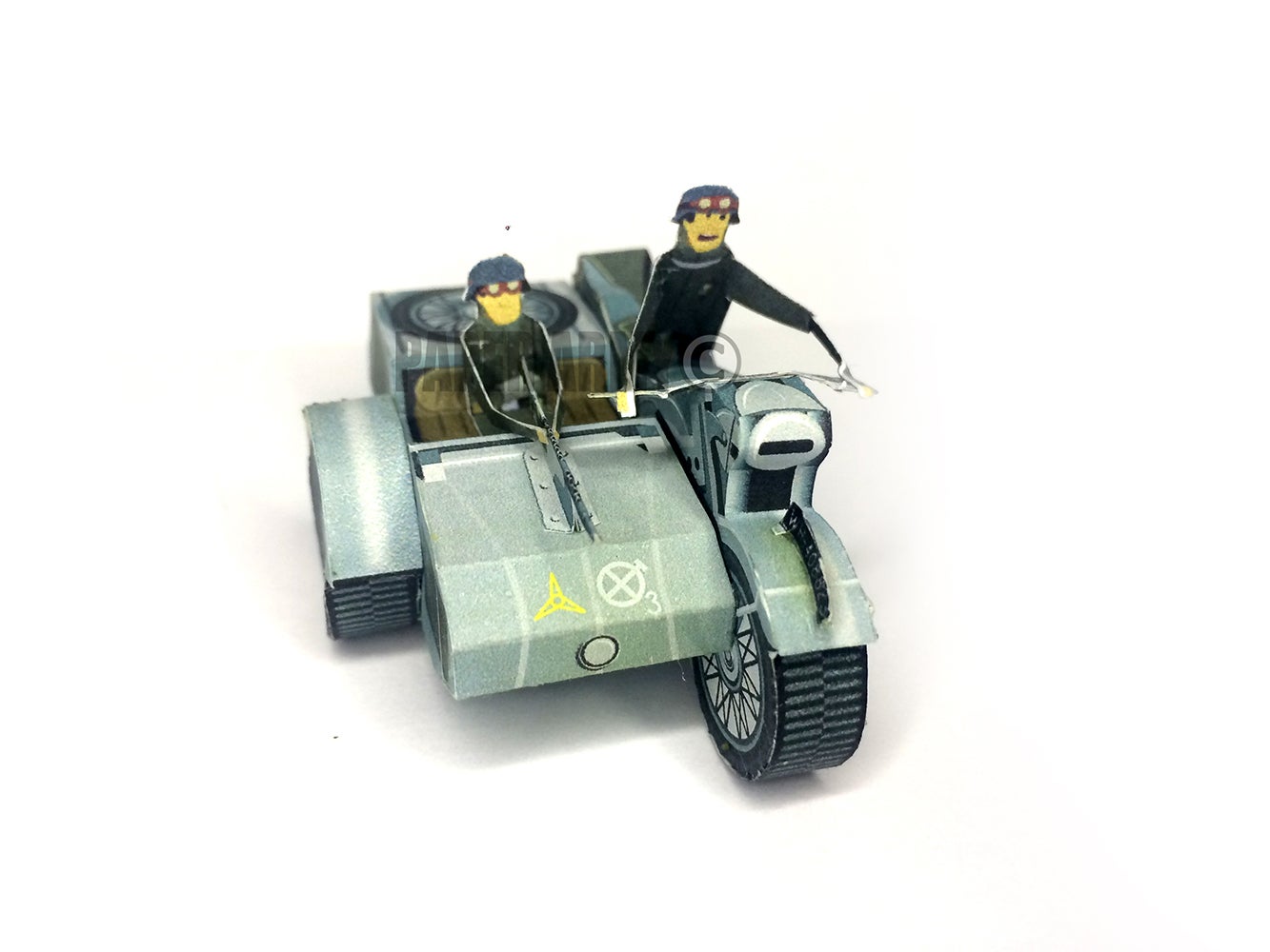 Paper Model Motorcycle BMW R 12 WW 2 - Payhip
