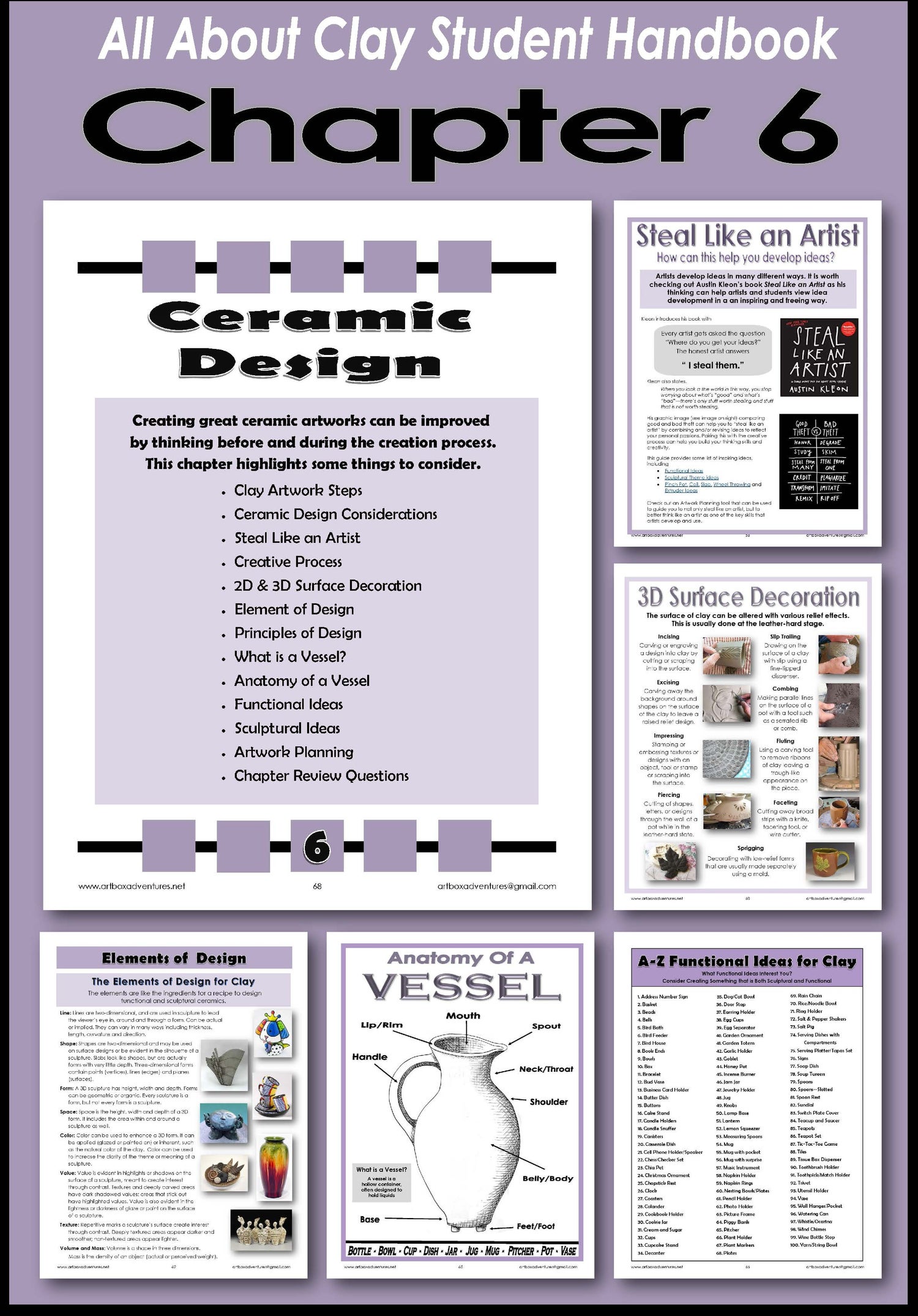 The All About Clay STUDENT HANDBOOK with Chapter Questions and Answer ...