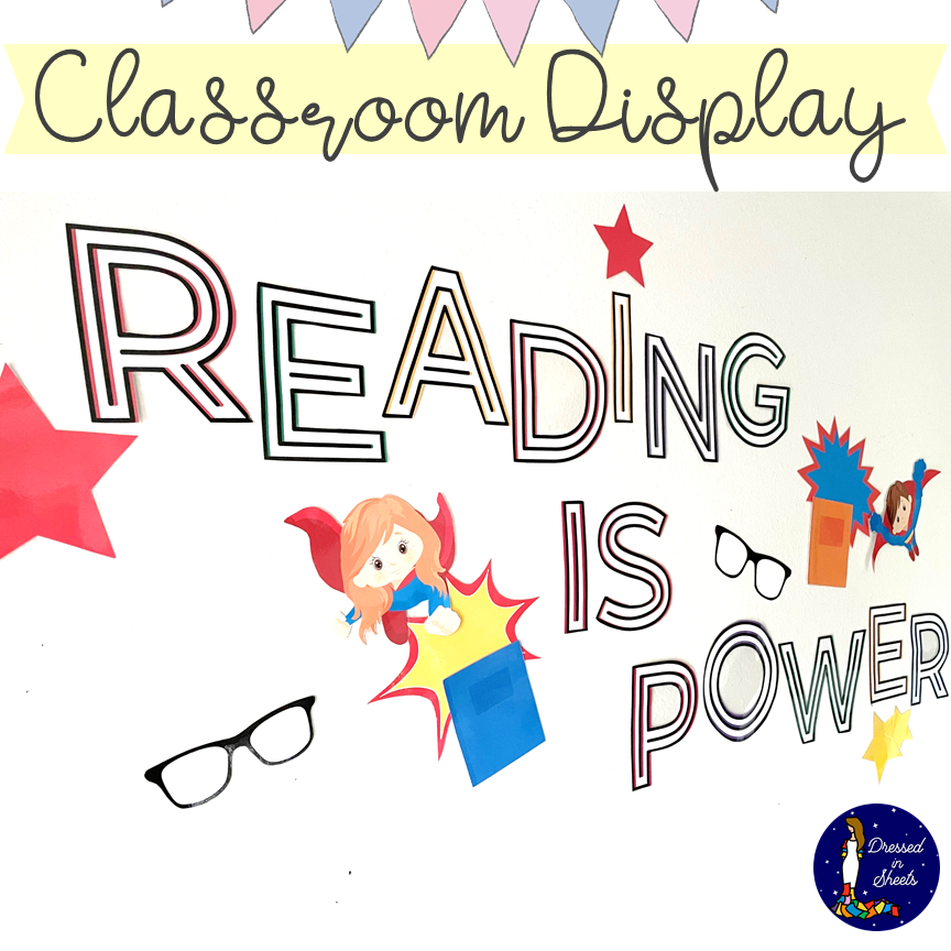 Reading is Power Classroom Display - Payhip
