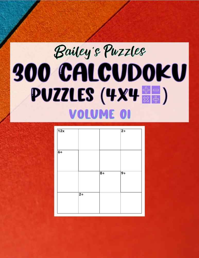 300 CALCUDOKU Puzzles (4x4, all) - Payhip