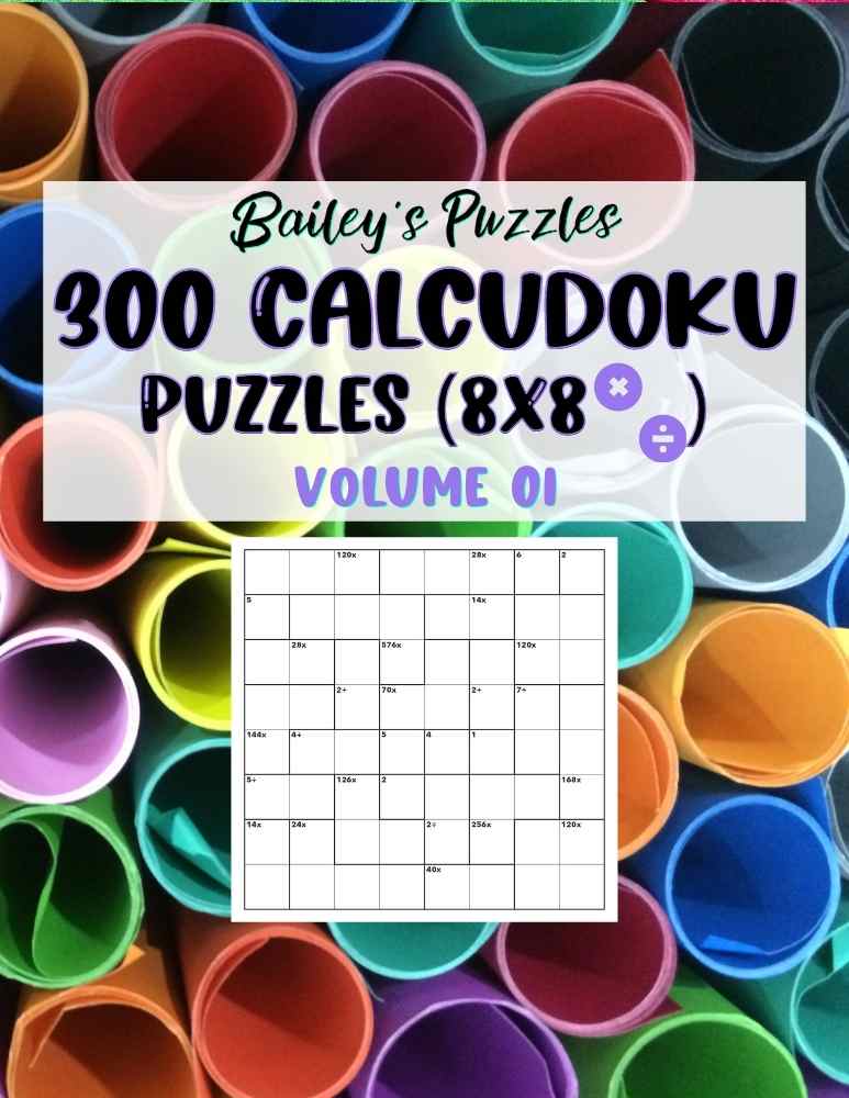 300 CALCUDOKU Puzzles (8x8, multiply/divide) - Payhip