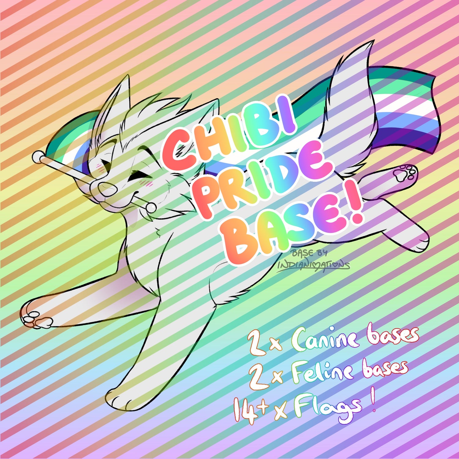 P2U Chibi Pride Base - Payhip