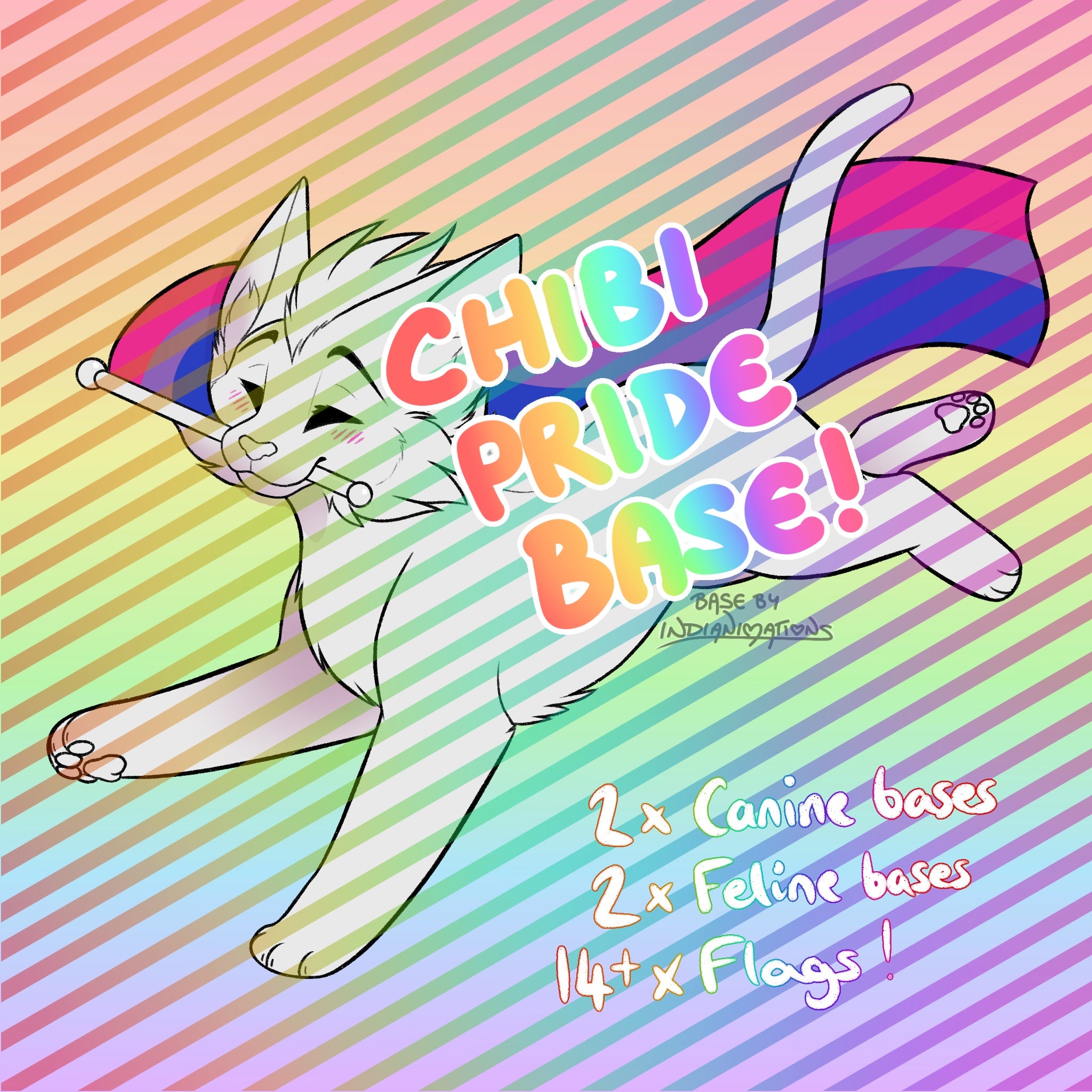 P2U Chibi Pride Base - Payhip