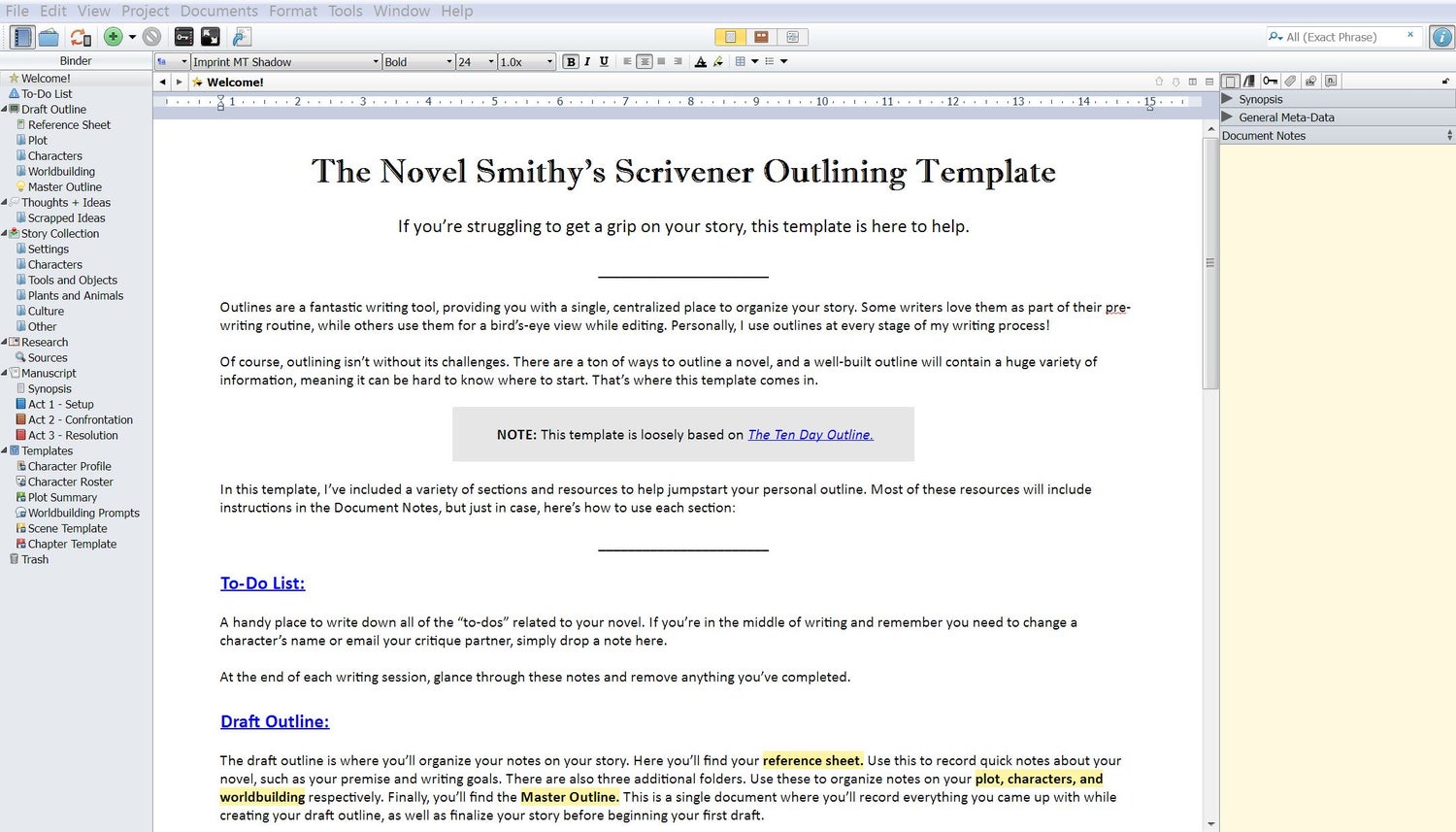 Fiction Outlining Template For Scrivener fiction-outlining-template-for-scrivener