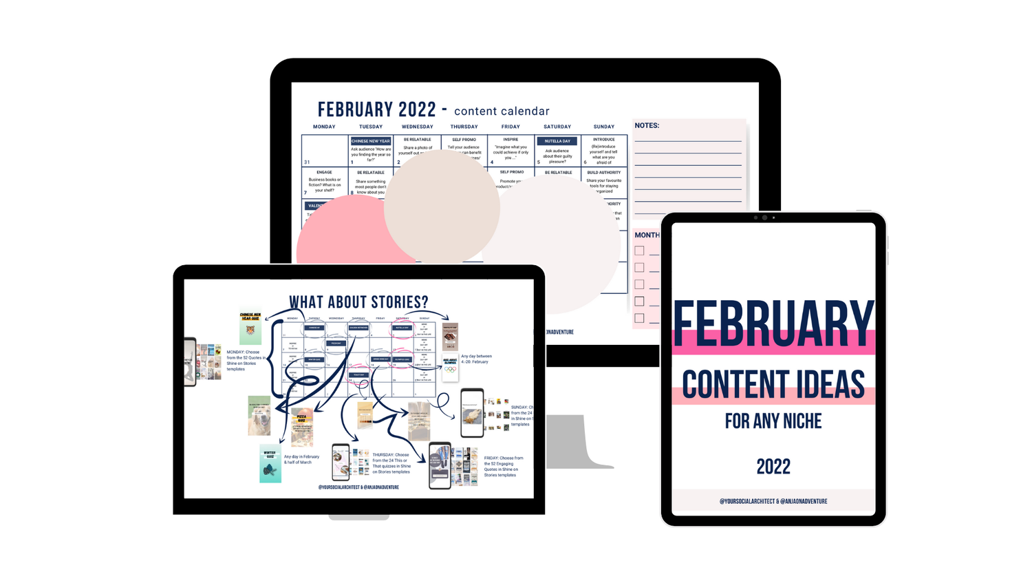 FEBRUARY CONTENT and STORIES IDEAS - Payhip