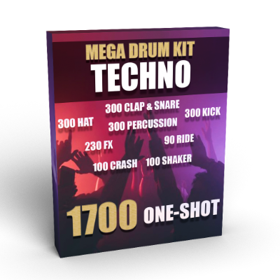 MEGA DRUM KIT TECHNO ONE-SHOTS - Payhip