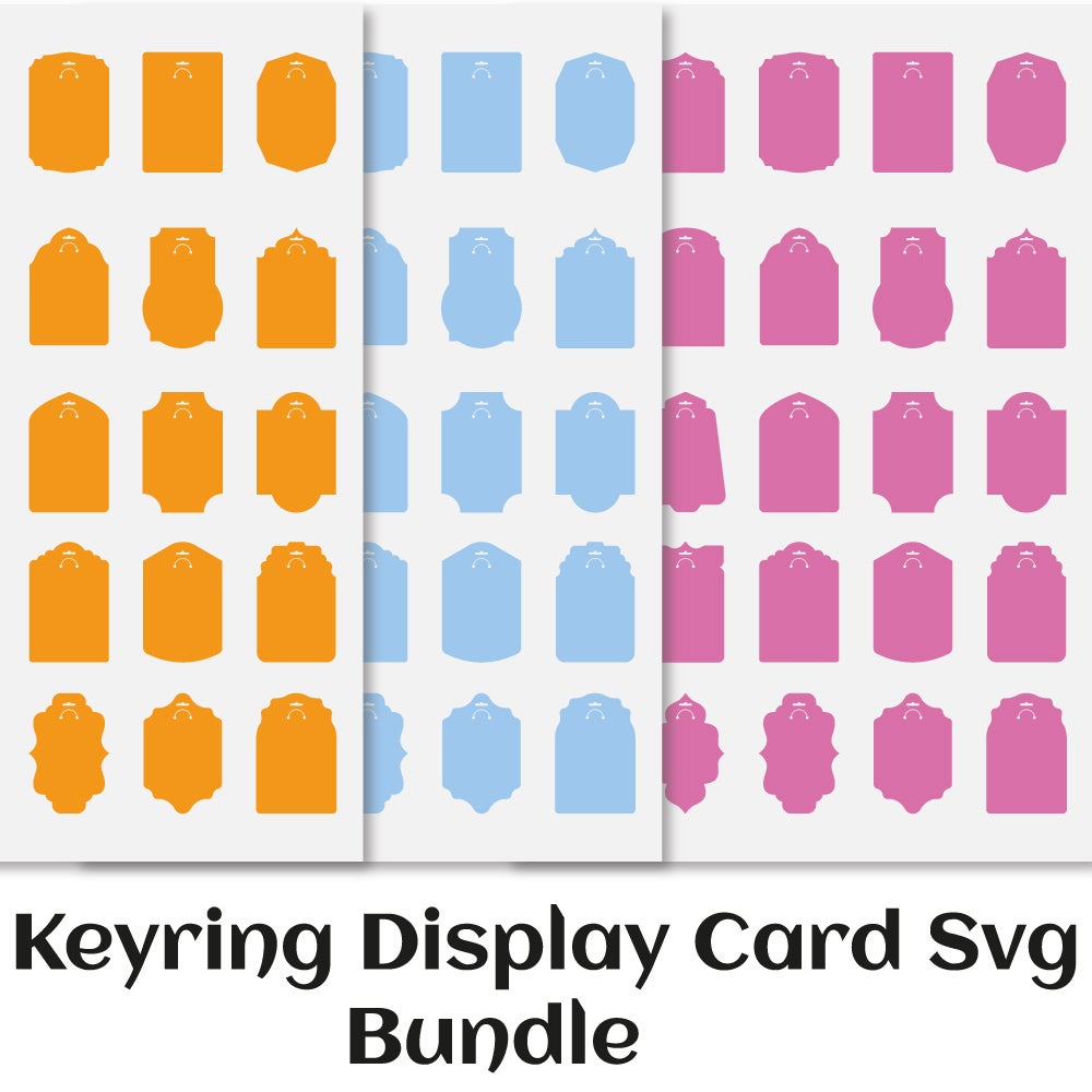 Keyring Display Card Svg Bundle - Payhip