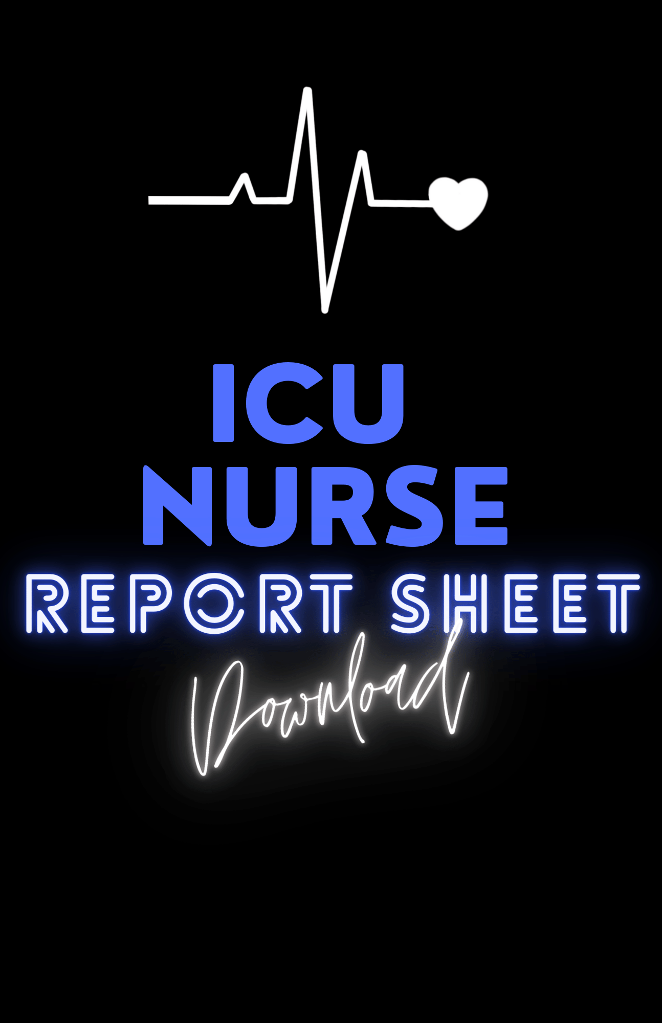 ICU (PICU / MICU / SICU) NURSE REPORT SHEET - Payhip