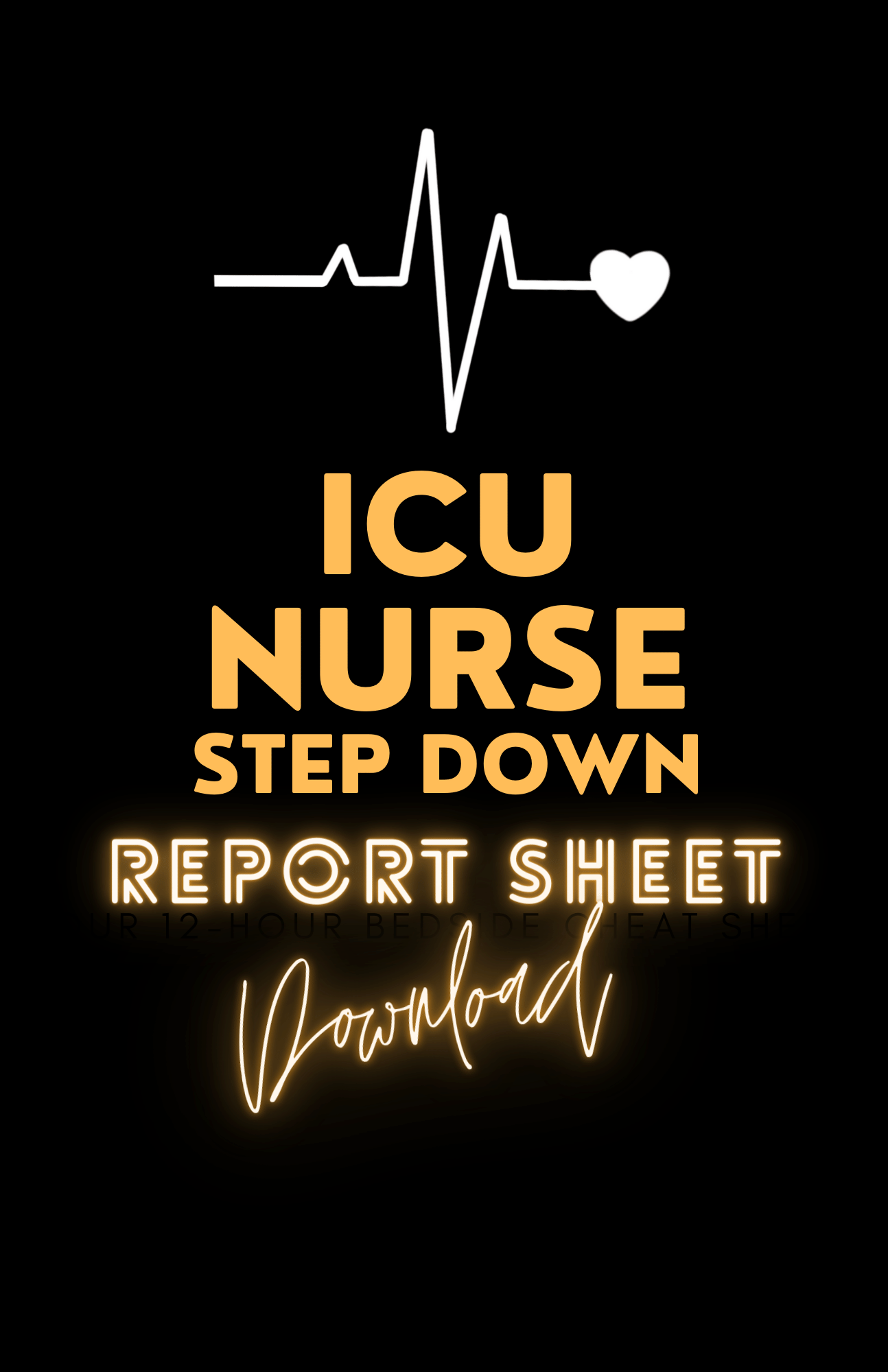 ICU STEP DOWN NURSE REPORT SHEET - Payhip