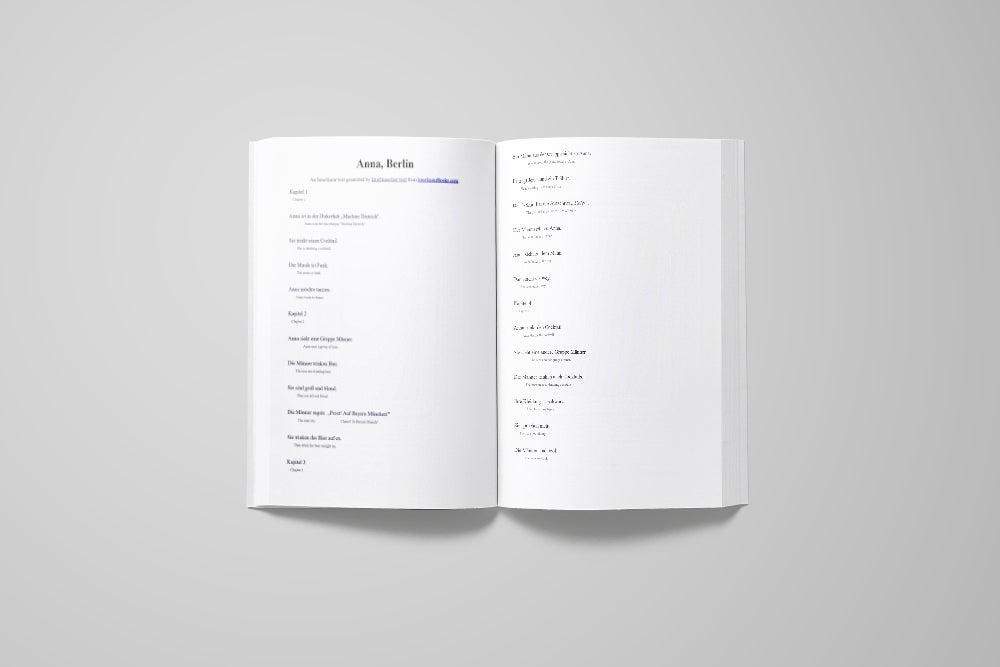 (German) Interlinear Book - Anna, Berlin - Payhip