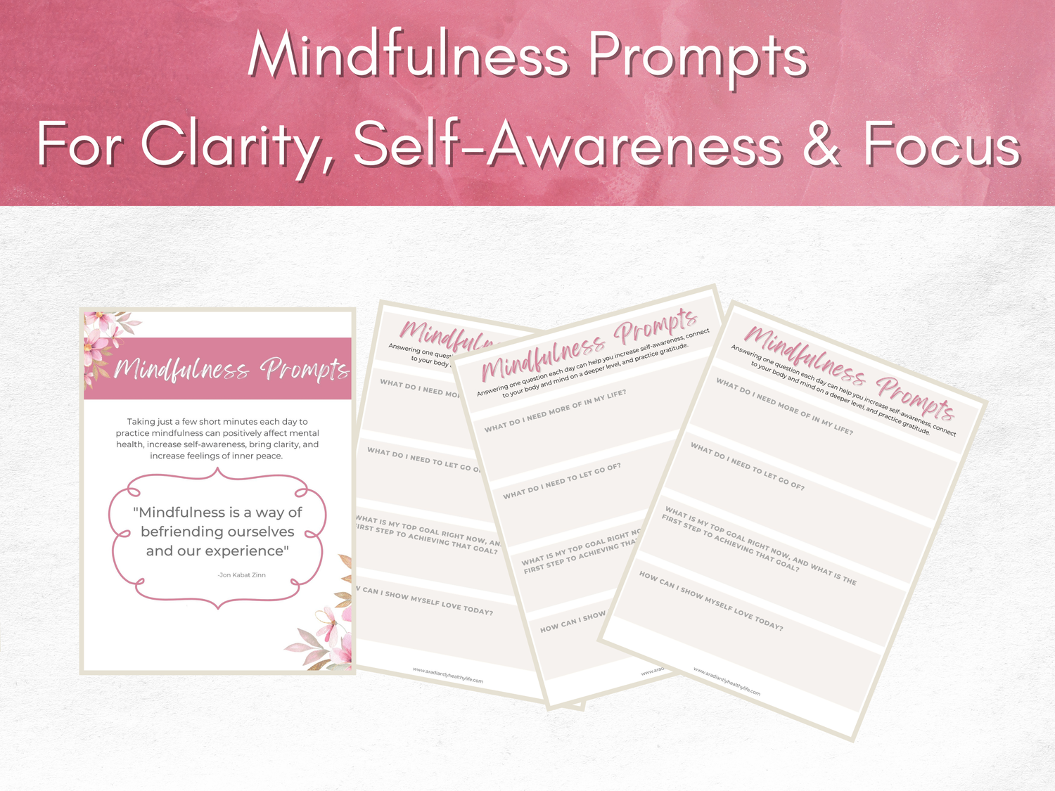 Daily Mindfulness Journal (Printable) - Payhip