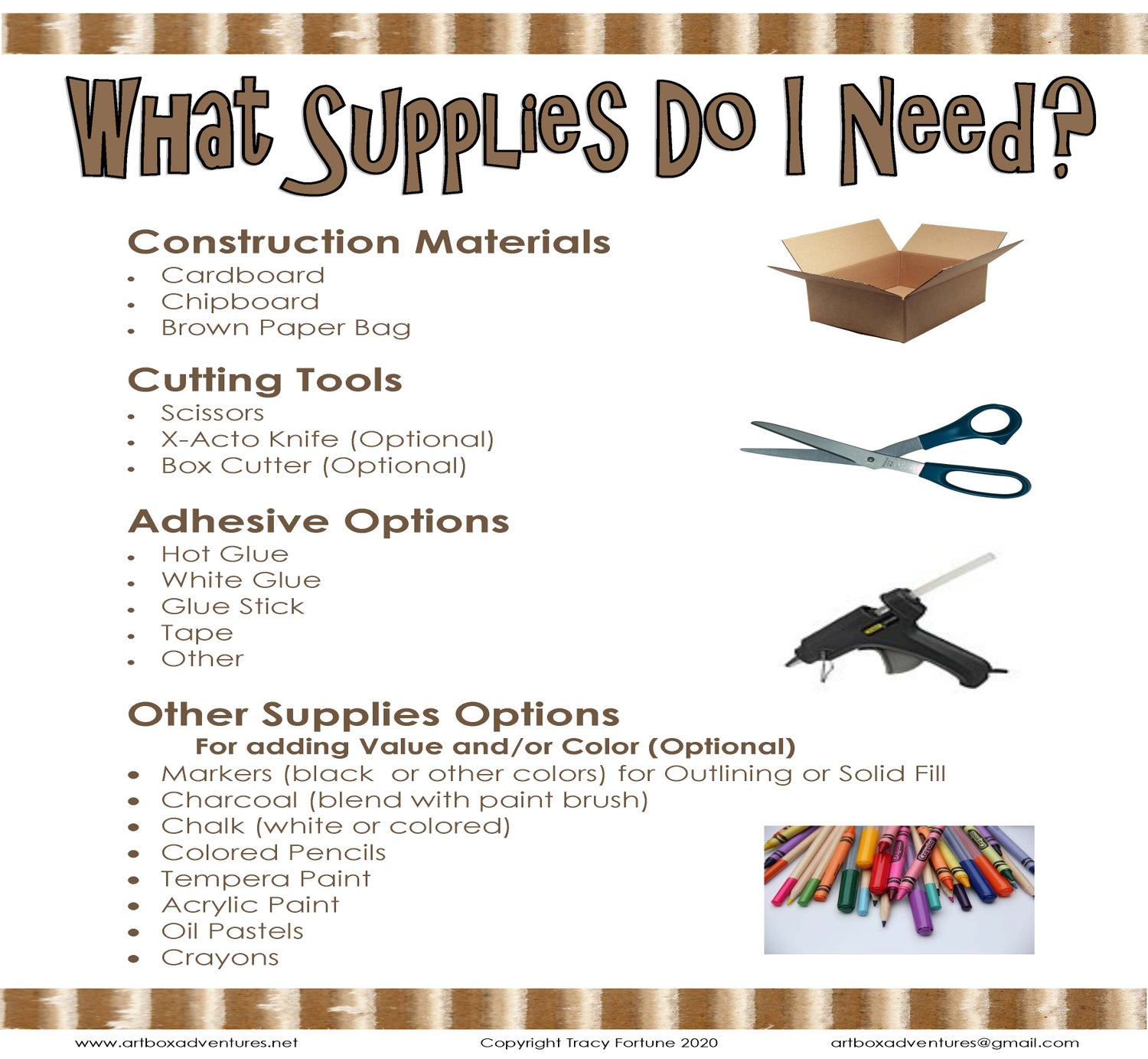 Cardboard Sculpture BUNDLE with 3 PowerPoints, a PDF Lesson Plan ...