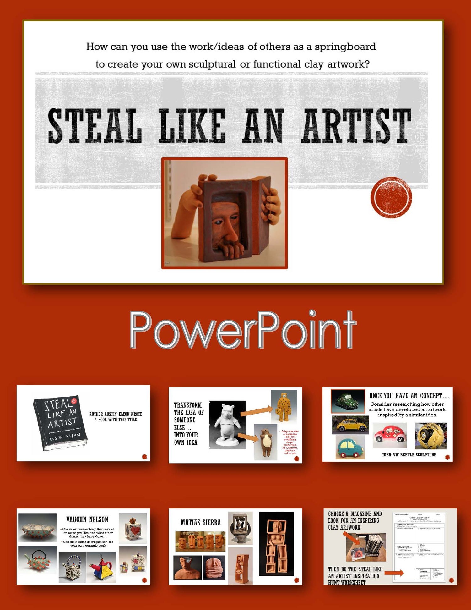 Cardboard Sculpture BUNDLE with 3 PowerPoints, a PDF Lesson Plan ...
