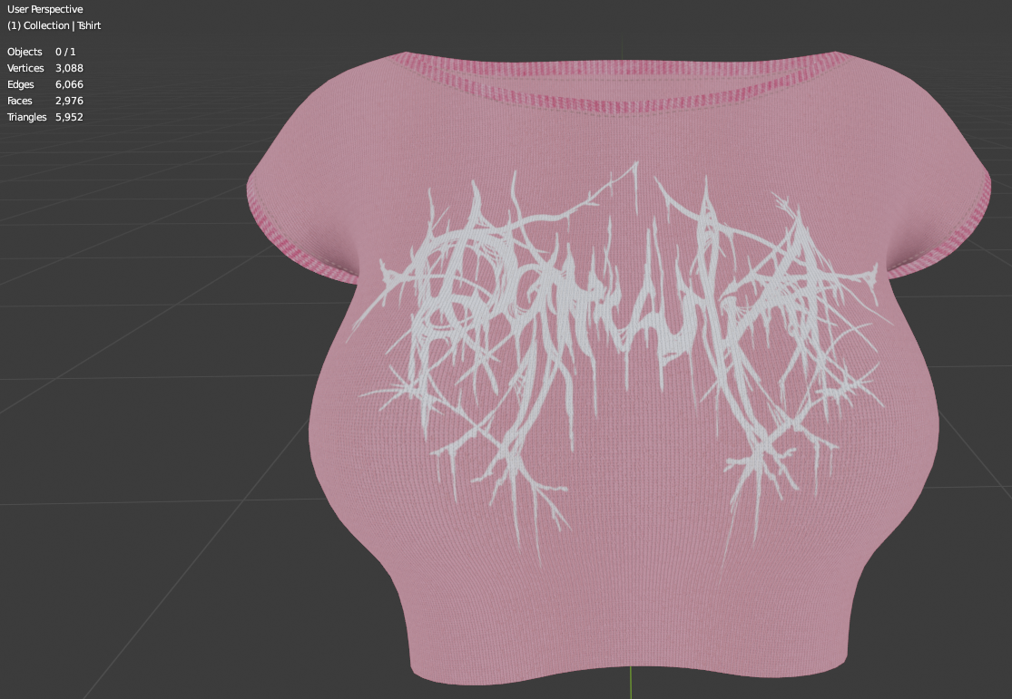 T-shirt Pack (4) - Vrchat Clothing - FBX - Commercial use - Payhip