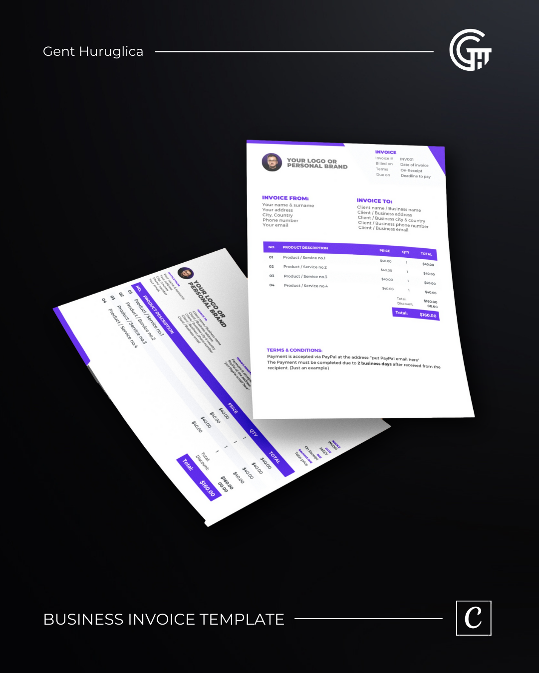Business Invoice Template - Payhip